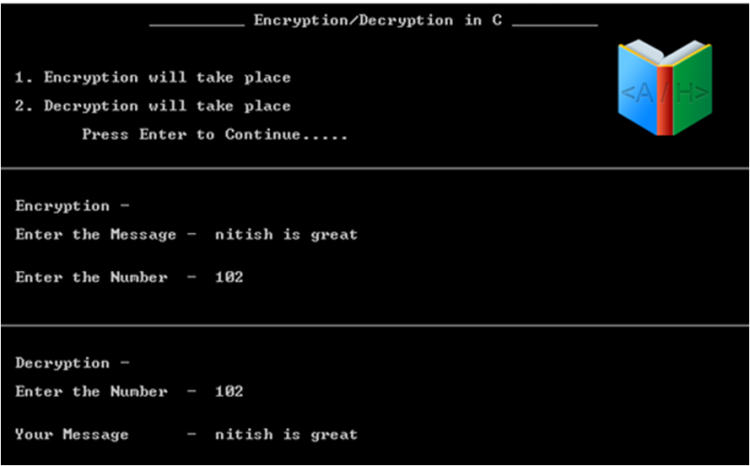 Encryption Decryption In C Free Source Code Projects And Tutorials